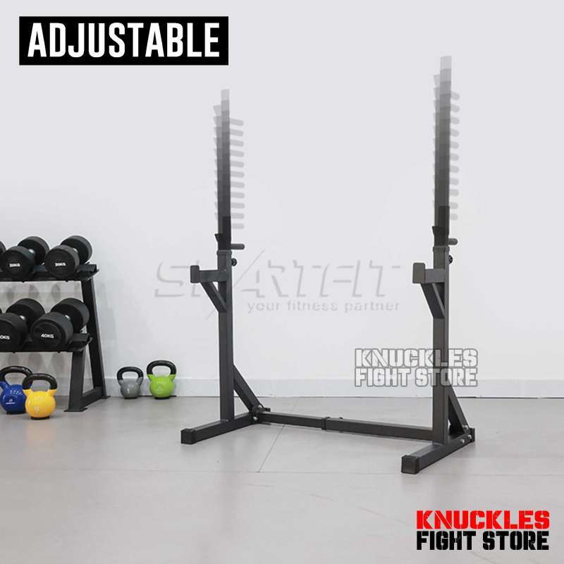 Promo Squat Rack Home Half Rack Gym, Squat Stand Alat Fitness Home Gym Bench Press Hook Ho1 ...