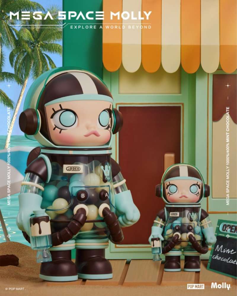 Jual Pop Mart Mega Collection 1000 Space Molly Mint Chocolate Di Seller Bns Hype Official Store ...