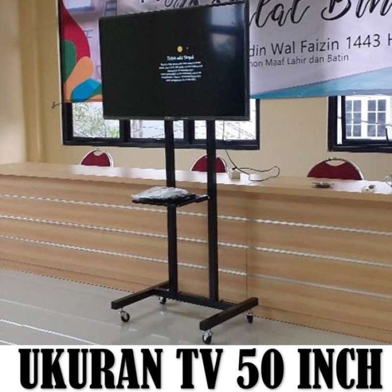 Promo Standing Bracket Tv 1 Tiang/Breket Dorong 32 Sampai 50Inc Brecket ...
