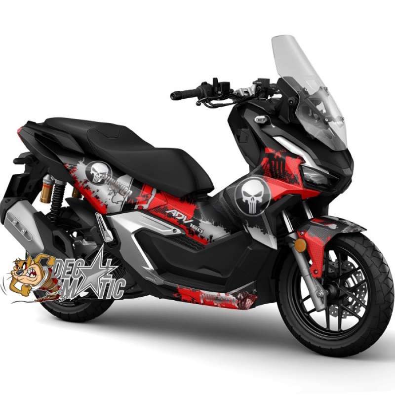Jual Sticker Full Body Decal Variasi Honda Adv 150 Adv 160 - Punisher ...