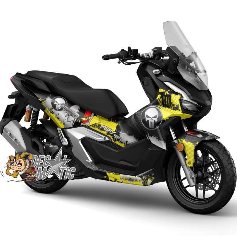 Jual Sticker Full Body Decal Variasi Honda Adv 150 Adv 160 - Punisher ...