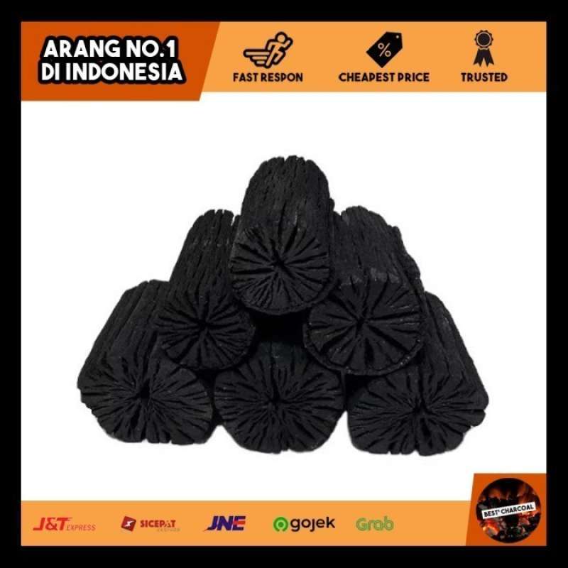 Jual Arang Kayu Batok Kelapa Briket Brongkol Cube Hexagonal Premium Bbq ...