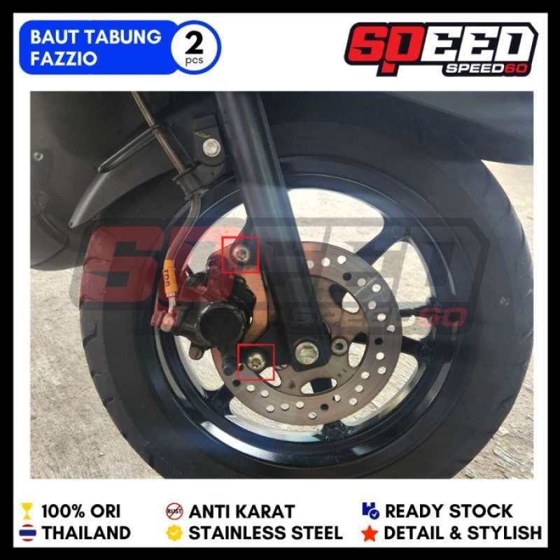 Jual Probolt Baut Breket Tabung Depan Yamaha Fazzio King Nut Thailand di Seller Premier Market ...