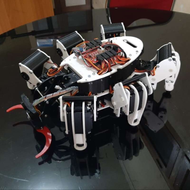 Promo Robot Case Hexapod Diy Servo Mg995 Rangka Spider Arduino