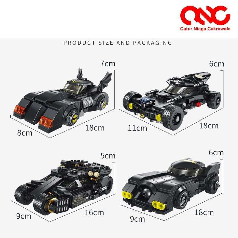 Promo Cnc Brick Batmobile Batman Returns 300++ Diskon 40% Di Seller ...