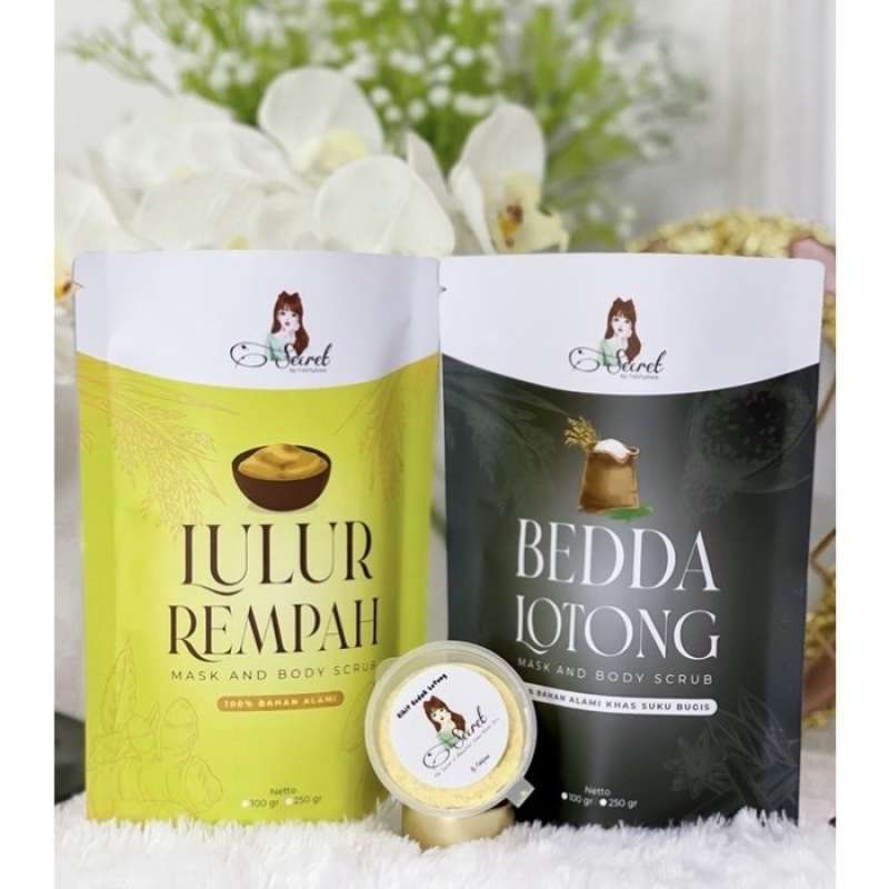 Jual Paket bedak lotong dan lulur rempah bubuk / Secret by febhybiee di ...