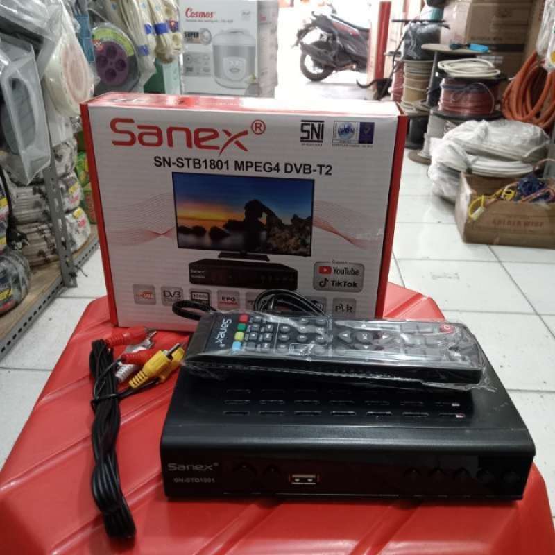 Promo Set Top Box Sanex Digital Receiver Dvb T2 Terbaik Diskon 21% di ...