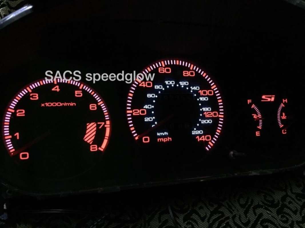 Promo Panel speedometer custom real indiglow si honda civic ek ferio ...