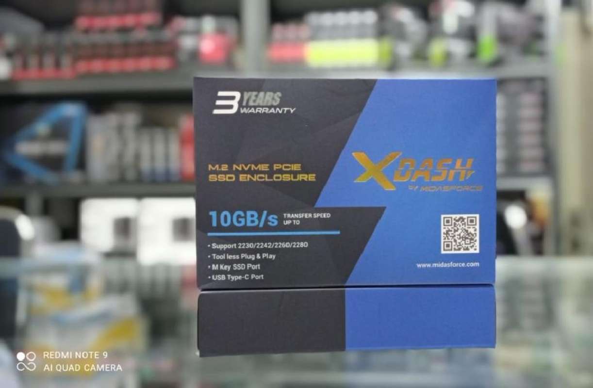 Jual Casing External Nvme Enclosure Midasforce Xdash Type C Di Seller Foursquare Computer ...