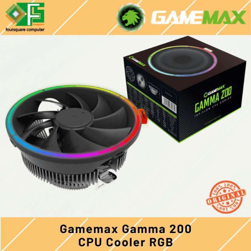 Jual GAMEMAX GAMMA 200 RAINBOW RGB / CPU COOLER di Seller Foursquare ...