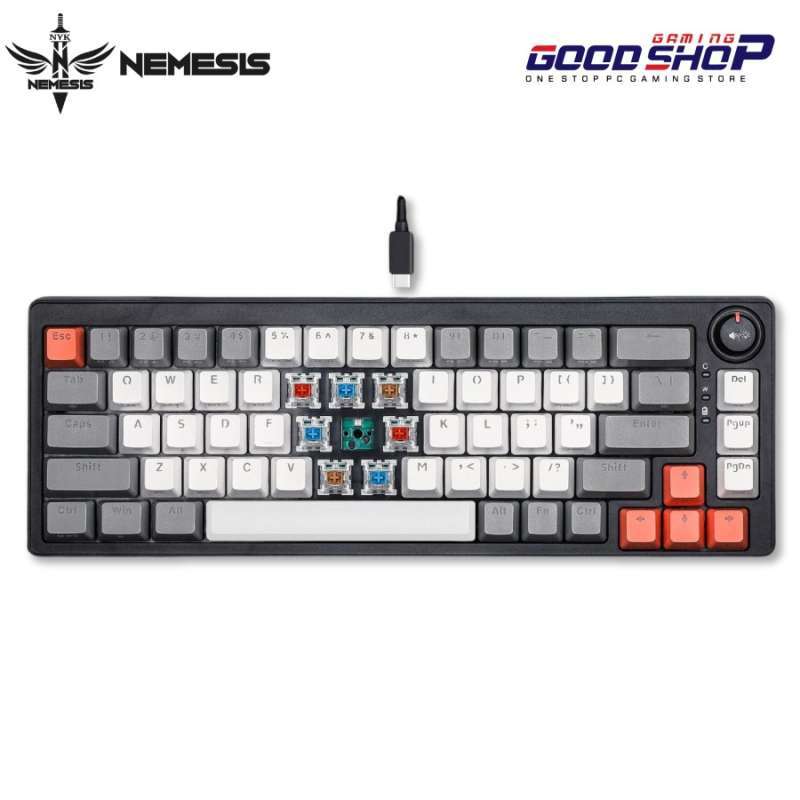 Jual Keyboard Mechanical Hotswap Nyk Nemesis Daemon Mkn-08 - Brown ...