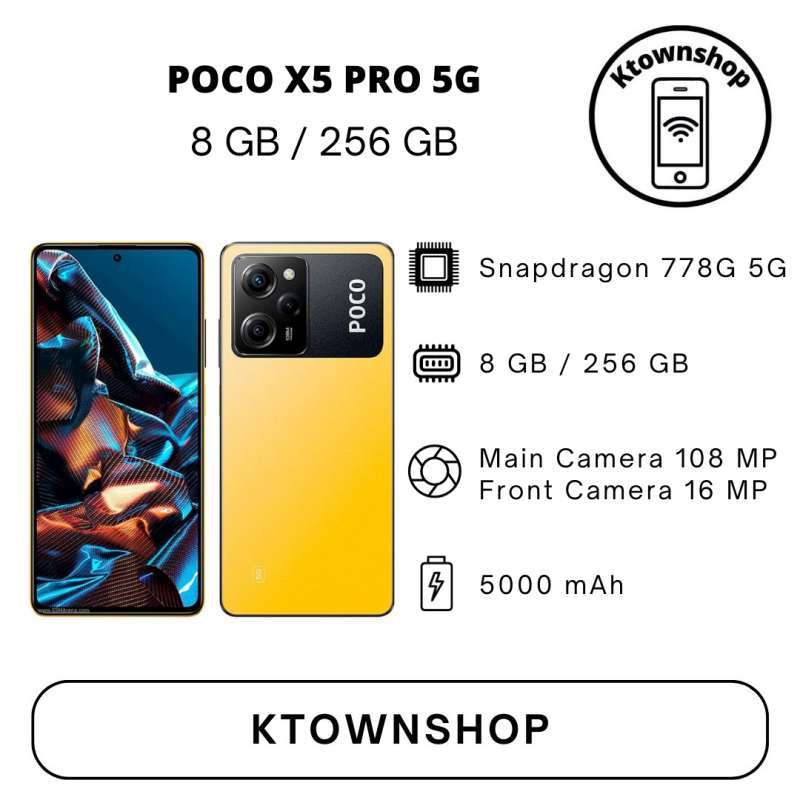 Jual Xiaomi Poco X5 Pro 5g 8/256 Gb Garansi Resmi [promo] Di Seller ...