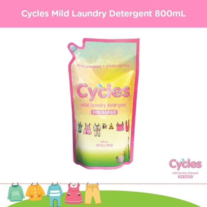 Promo Cycles Mild Laundry Detergent Refill 800ml Diskon 33% di Seller ...