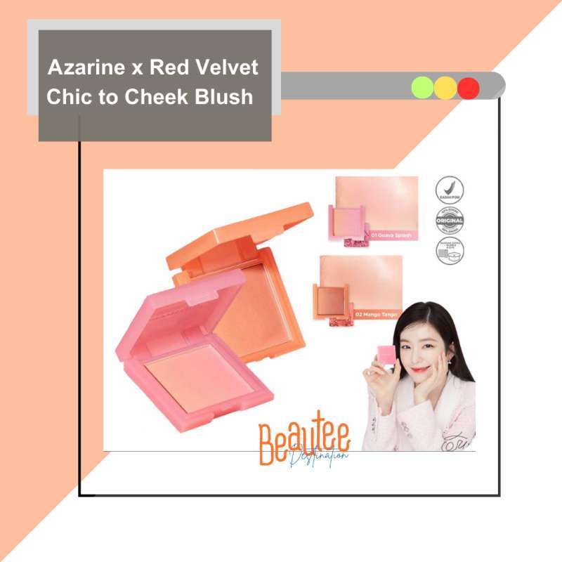 Jual Azarine X Red Velvet Chic To Cheek Blush Powder Blush On [5.2 Gr ...