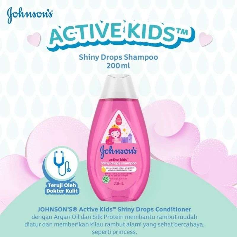 Jual JOHNSON ACTIVE KIDS SHINY DROPS SHAMPOO 100ML di Seller ...