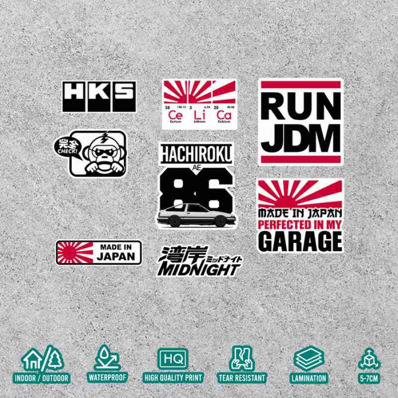 Jual Sticker Pack Jdm Japan Domestic Market Stiker Mobil - Karimake ...