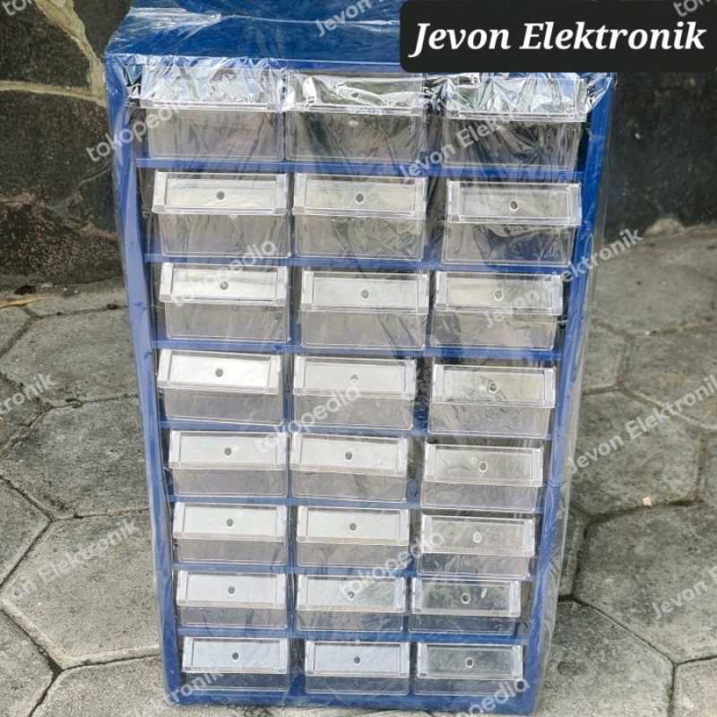 Promo 100% Produk Ori Raaco Rak Komponen Isi 24 60 Slot Laci Export ...