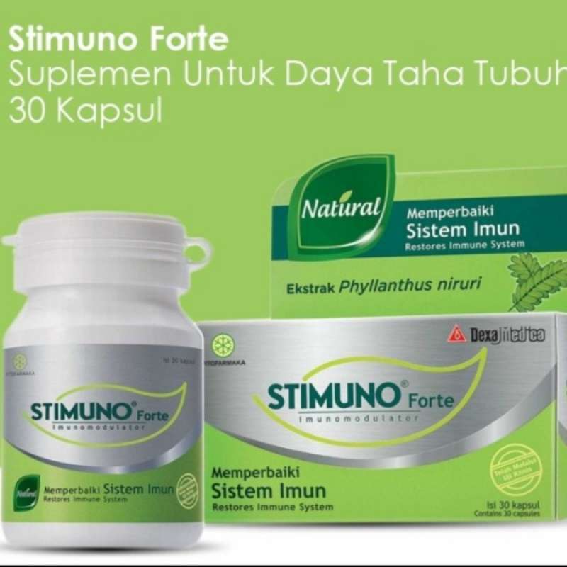 Promo Stimuno Forte 30 Kapsul/ Meningkatkan Daya Tahan Tubuh Diskon 33% ...