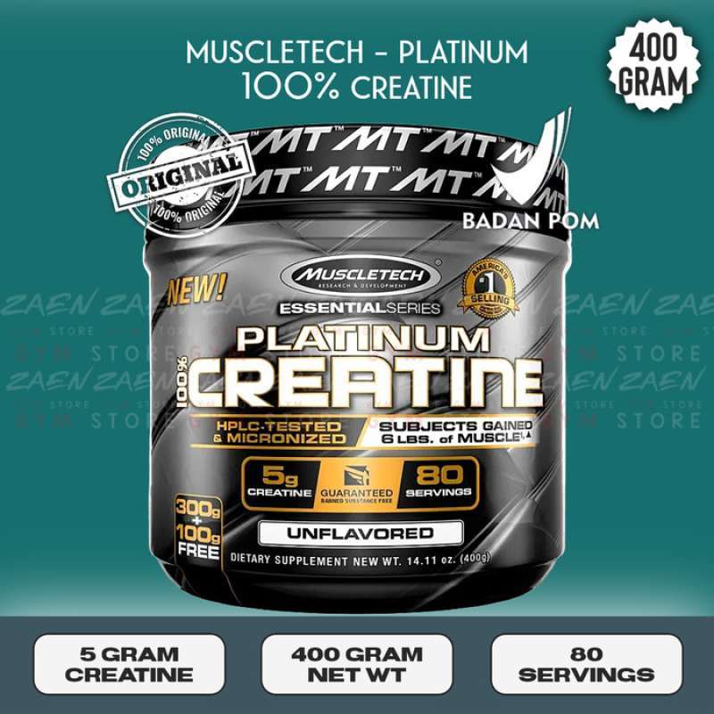 Promo Muscletech Essential Series Platinum 100% Creatine 80 Serving ...