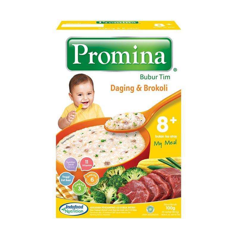 Promo Promina 8+ Daging Brokoli Bubur Tim 100 G Diskon 22% Di Seller ...