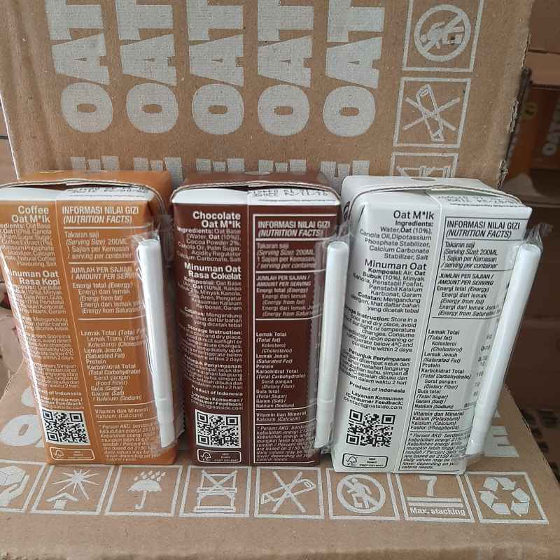 Jual Oatside Mini Straw Oat Milk 200ml (kemasan Dengan Sedotan) [karton ...
