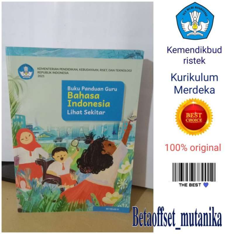 Jual Buku panduan guru kelas 4 sd bahasa Indonesia kurikulum merdeka di Seller Pilihan Shop ...
