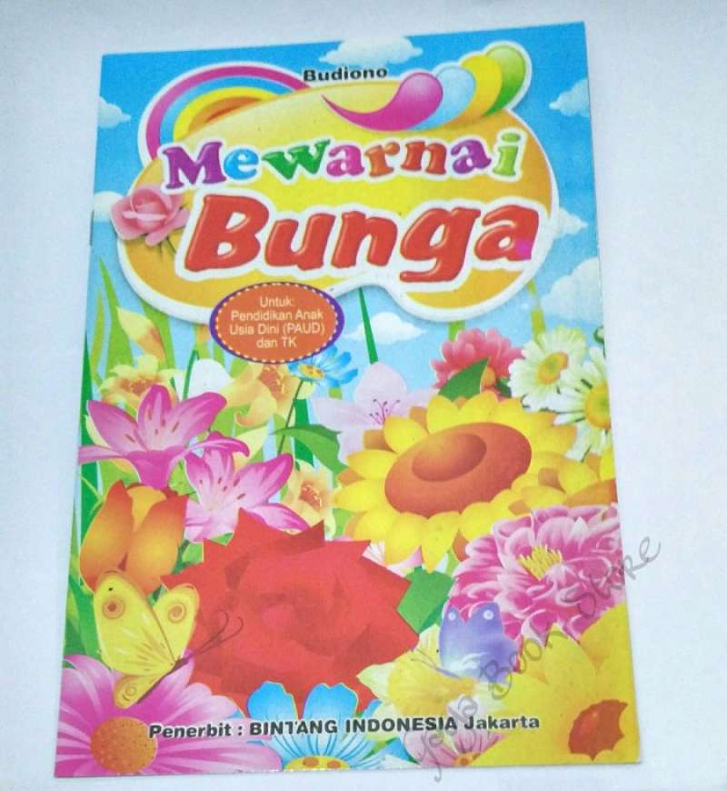 Promo Buku Mewarnai - Mewarnai Bunga Diskon 23% di Seller Faika ...
