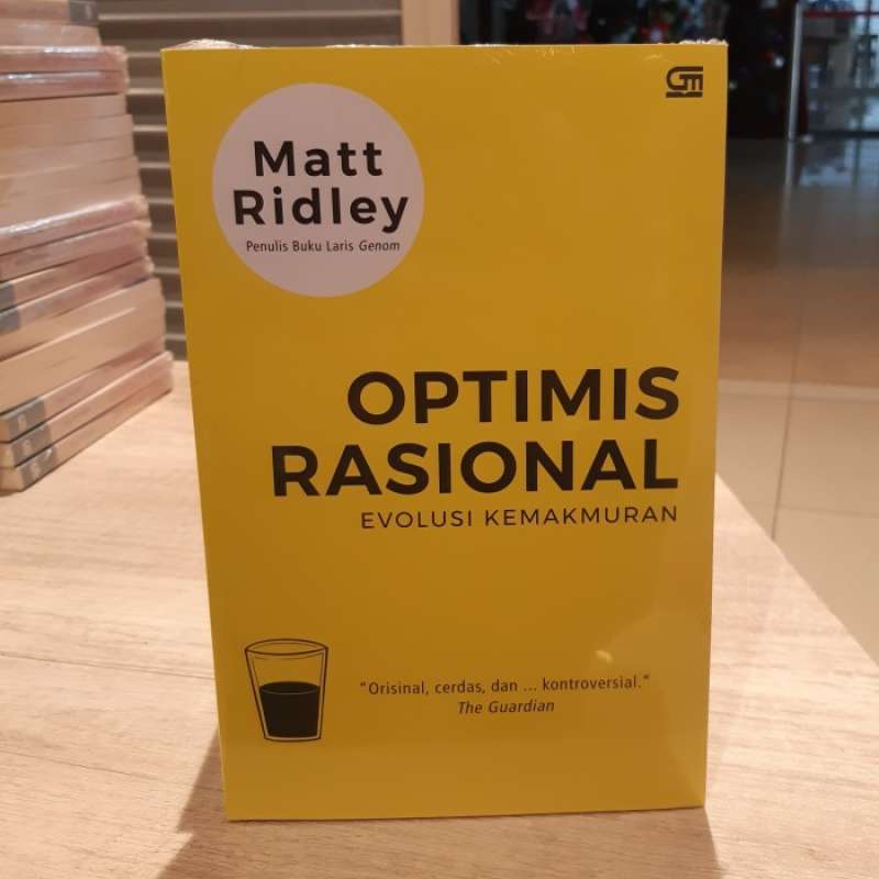 Jual Buku Optimis Rasional Evolusi Kemakmuran Matt Ridley Penulis Genom ...