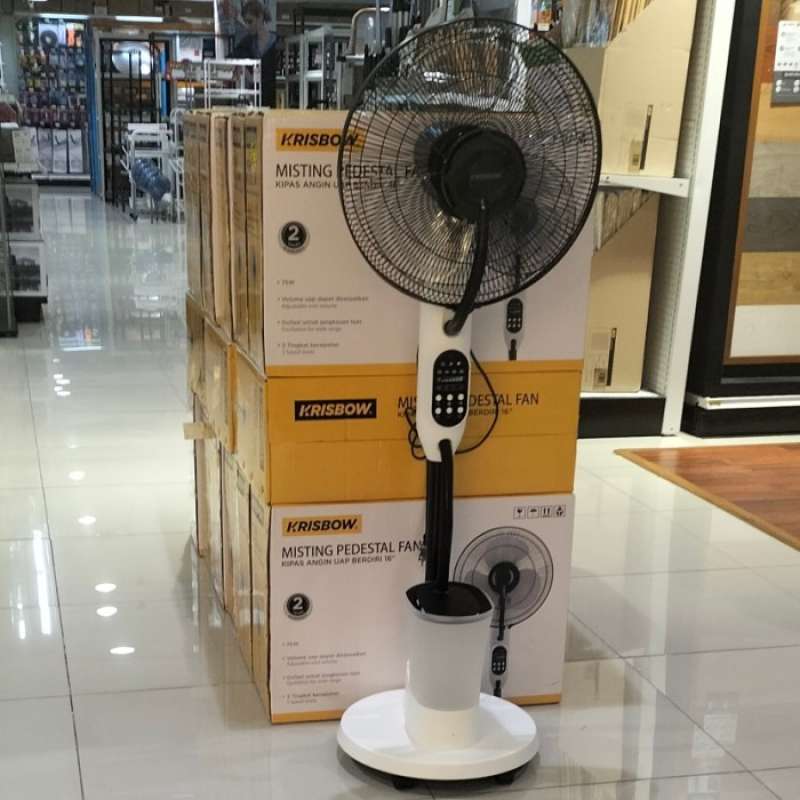 Promo Kipas Angin Misty Uap Air Embun Krisbow New Model Diskon 23% Di ...