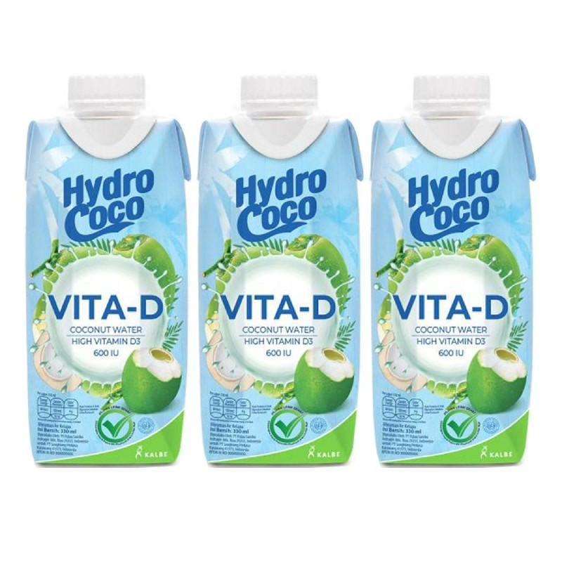 Jual Hydro Coco Vita D Air Kelapa Dengan Vitamin D 330ml di Seller Ezio ...