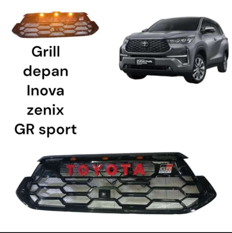 Jual Grill Depan Mobil Inova Zenix Model Gr Sport Hitam Di Seller Mic ...