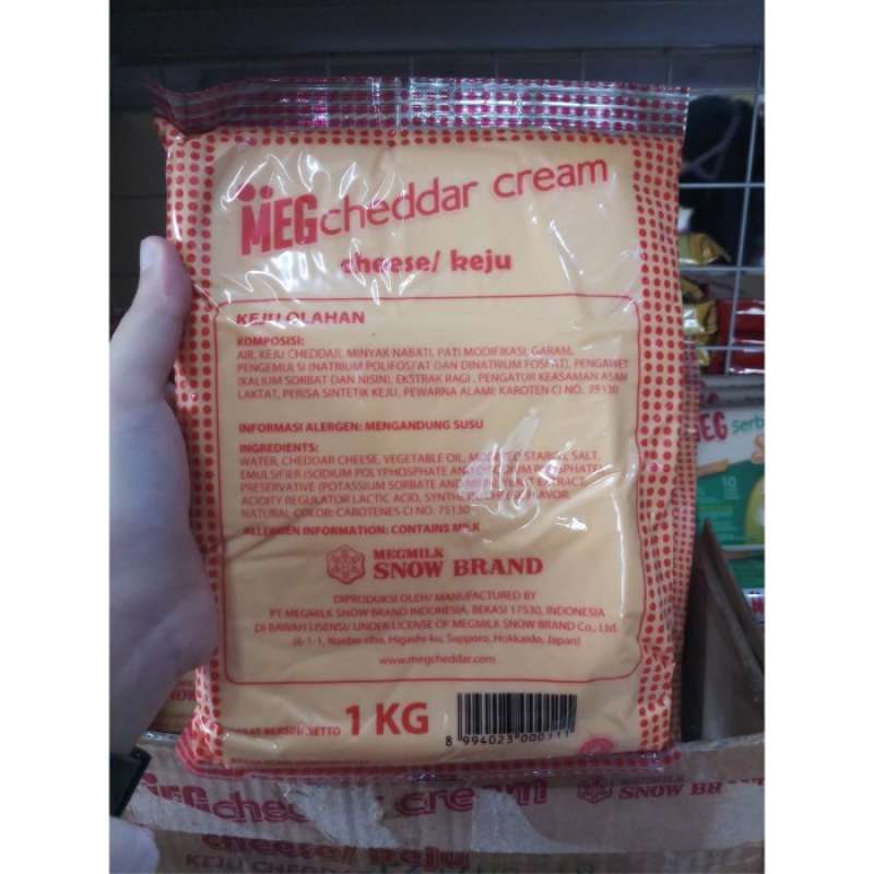 Promo Meg Cheddar Cream Cheese 1kg Diskon 33% Di Seller Azzana Storee ...
