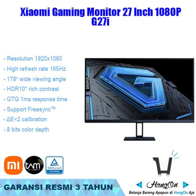 Promo Xiaomi Mi Monitor Gaming G27i 27 Inch Full Hd 1080p 165hz Ips Fhd ... Promo Xiaomi Mi Monitor Gaming G27i 27 Inch Full Hd 1080p 165hz Ips Fhd ...