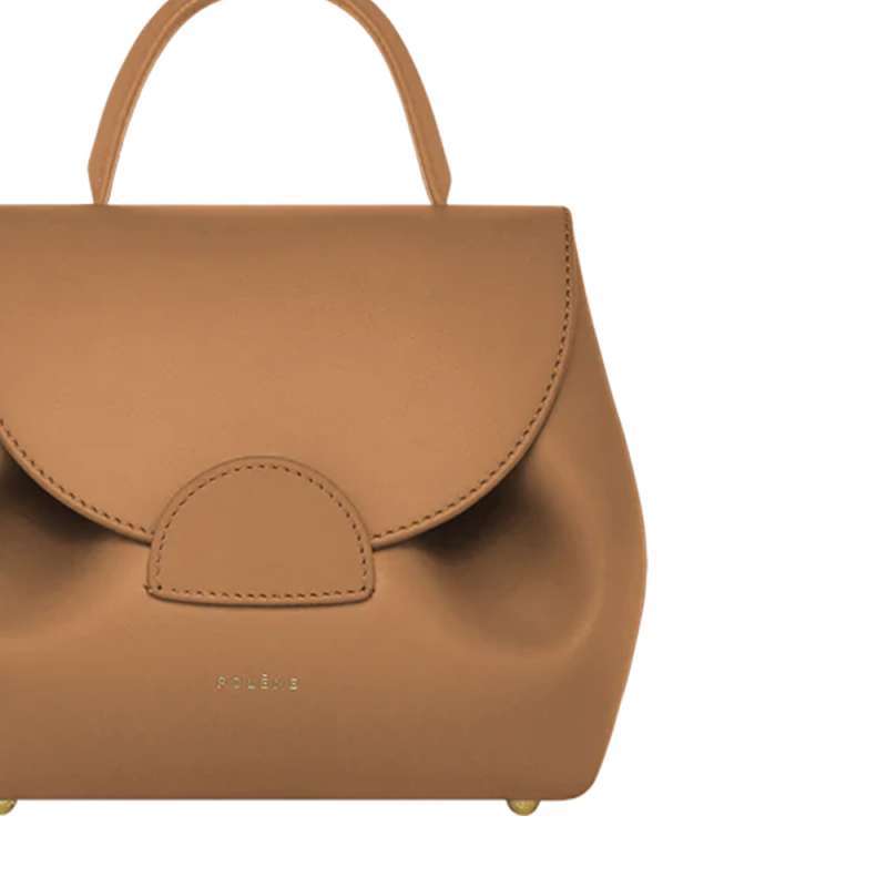 Promo Polene Numero Uno Nano Crossbody Bag Calfskin Leather Camel Ghw ...