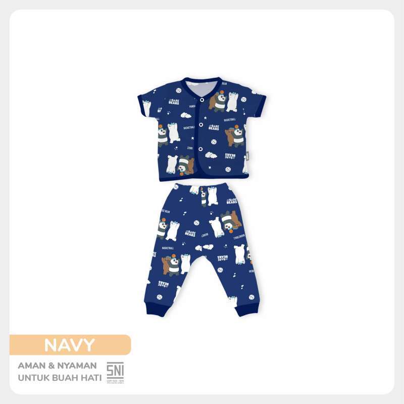 Promo Fluffy Setelan Pendek Pnjg We Bare Bears (isi 1pasang) Sdjan/sdjab Wpb Diskon 3% Di Seller ...