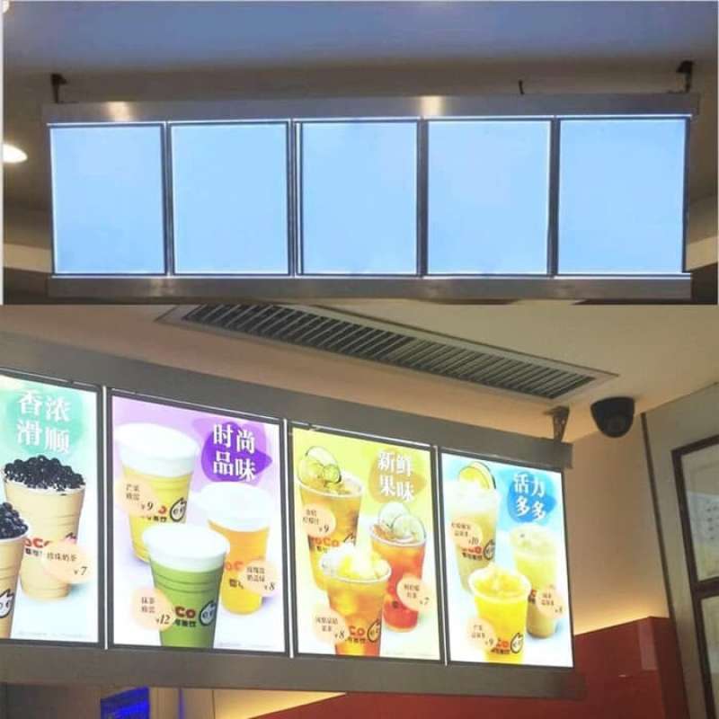 Promo Slim Light Box | Menu Resto Light |led| Neon Box | Menu Restoran ...