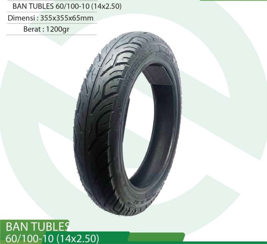 Jual Cst Ban Tubles Sepeda Listrik 60/100-10 (14x2.50) Di Seller Selalu ...