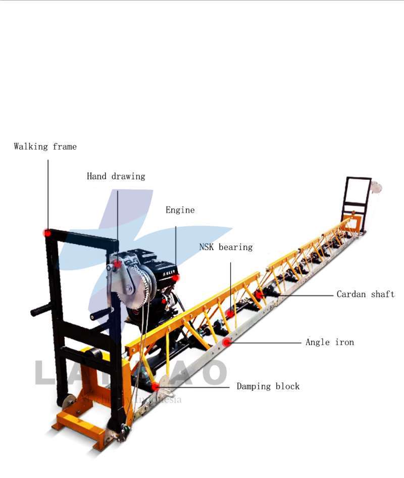 Jual Concrete Vibrating Truss Screed 6 M / Mesin Perata Beton 6 M Di ...