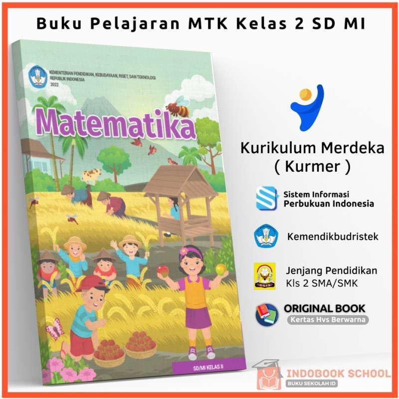 Jual Buku Matematika Kelas Kls 2 Sd/mi Kurikulum Merdeka Belajar Terbaru 2022 Anak Siswa Murid ...