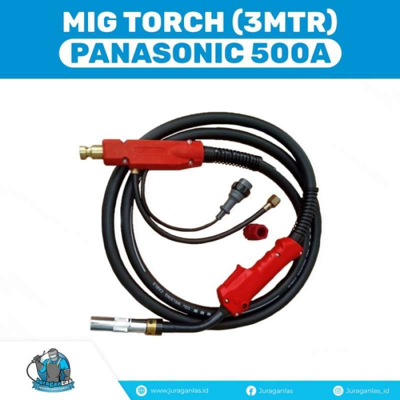 Promo Stang Las Mig Co Co2 Pana 500A Mig Welding torch Panasonic 500 P500 3m Diskon 28% di ...