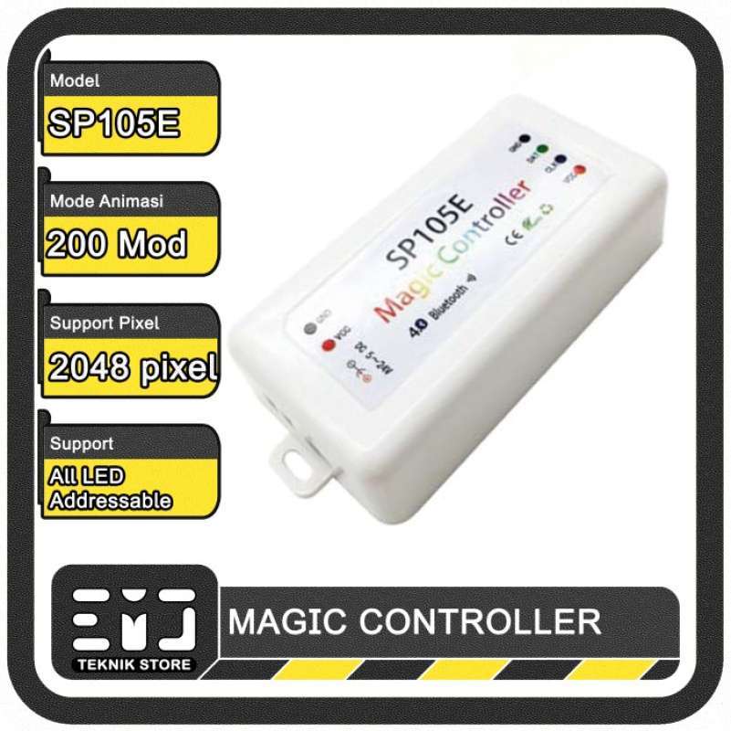 Promo SP105E Magic Controller for LED Strip RGB Addressable Diskon 27% ...