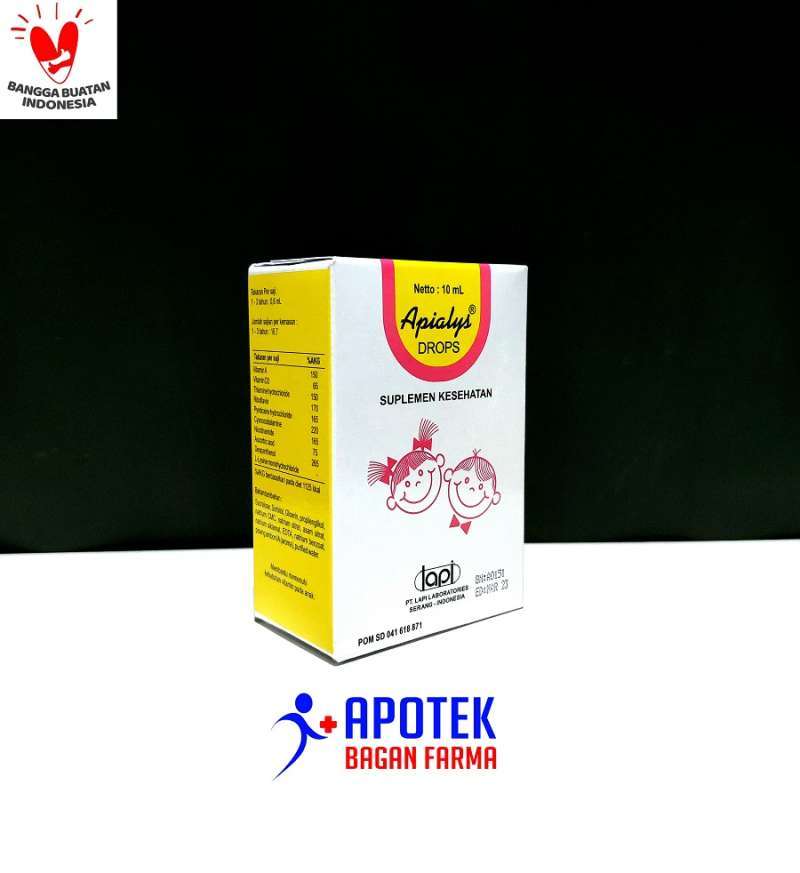 Jual APIALYS Drop Syrup Multivitamin Kesehatan Bayi Anak - APIALYS DROP ...