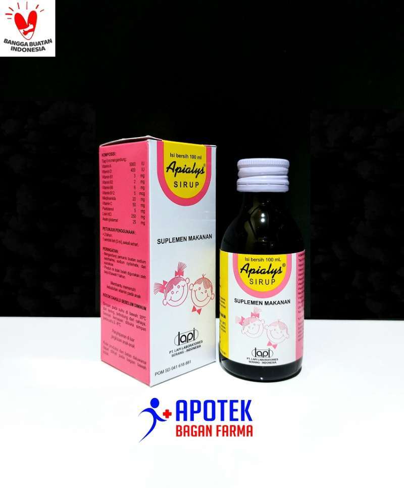 Jual APIALYS Drop Syrup Multivitamin Kesehatan Bayi Anak - APIALYS ...