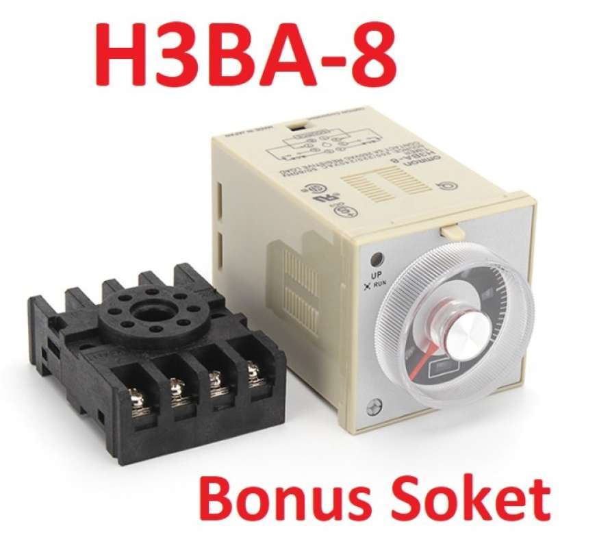 Promo Omron Timer H3BA-8 220V/Timer 8 Kaki 220V + Socket Diskon 23% di ... Promo Omron Timer H3BA-8 220V/Timer 8 Kaki 220V + Socket Diskon 23% di ...