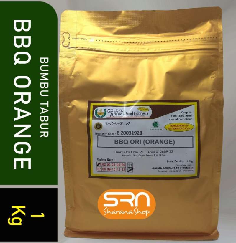Promo Bumbu Tabur 1 Kg Rasa Bbq Barbeque Orange Halal Enak Dimakan ...