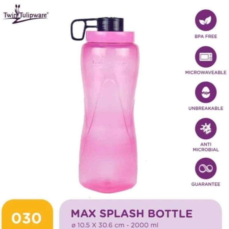 Jual Max Splash Bottle 2000 Ml Tulipware - Hijau Di Seller Mumbul Store ...