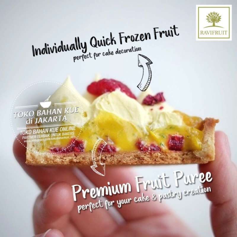 Promo RaviFruit PUREE Buah Leci Beku 1kg Ravi Fruit Frozen Lychee ...