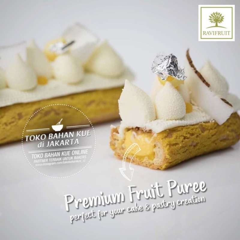 Promo RaviFruit PUREE Buah Leci Beku 1kg Ravi Fruit Frozen Lychee ...