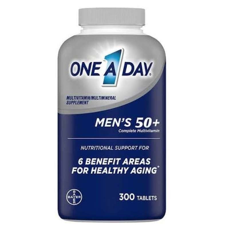 Promo One A Day Mens 50 Multivitamin Multimineral Complete 300