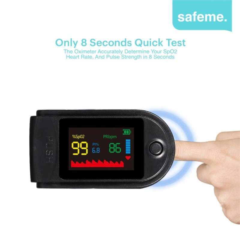 Promo Oximeter Fingertip Alat Pengukur Saturasi Oksigen SpO2 Oxymeter ...